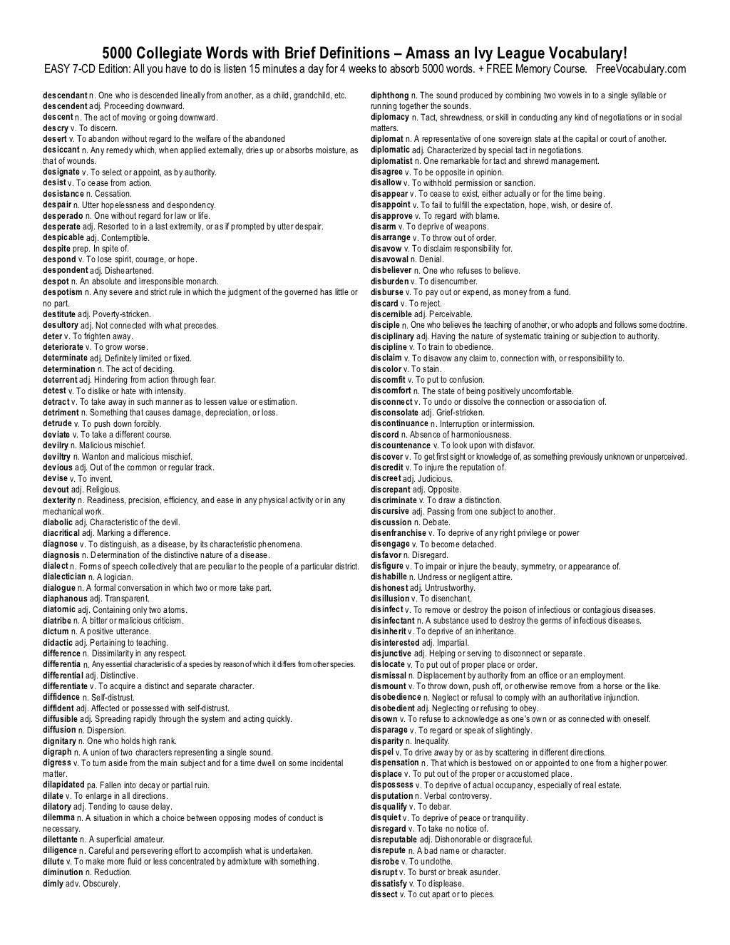 5000 Sat Words With Definitions 5000-sat-words-with-definitions