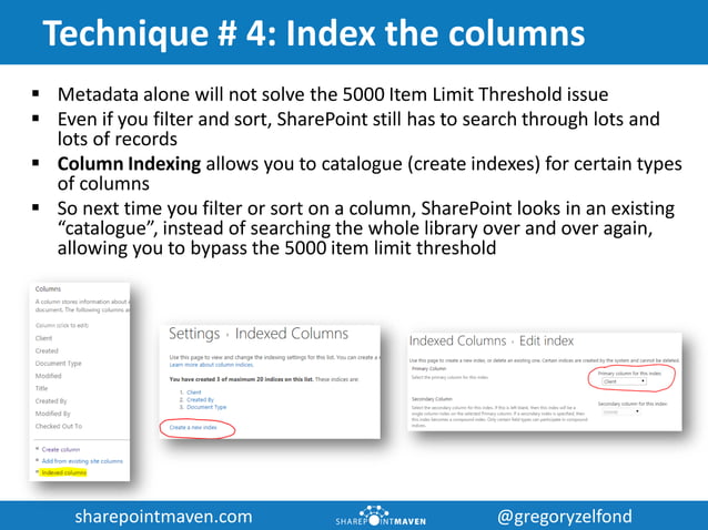 SharePoint 5000 Item List view Threshold Checklist and Best Practices | PDF