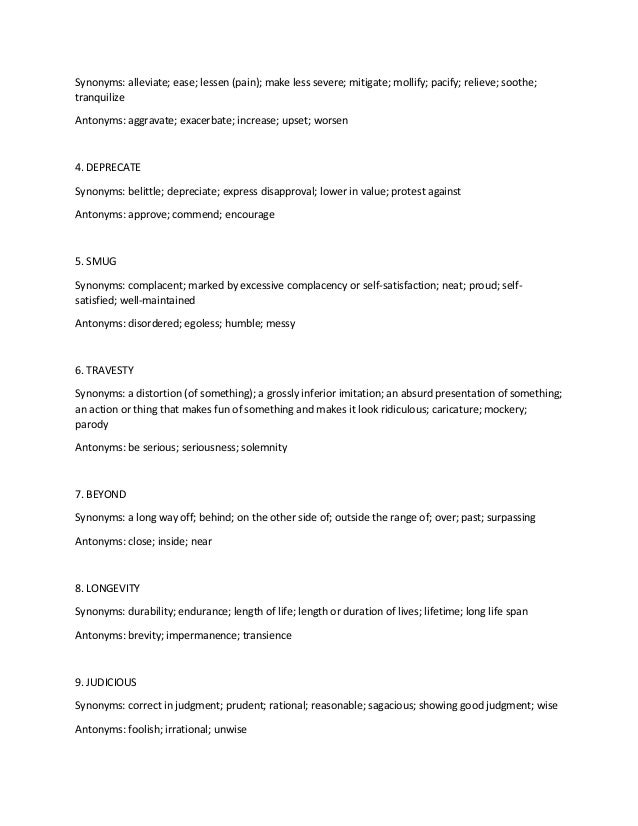 5000 Sat Words List | PDF