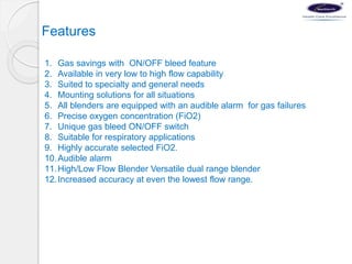 5000 series air oxygen blenders | PPTX