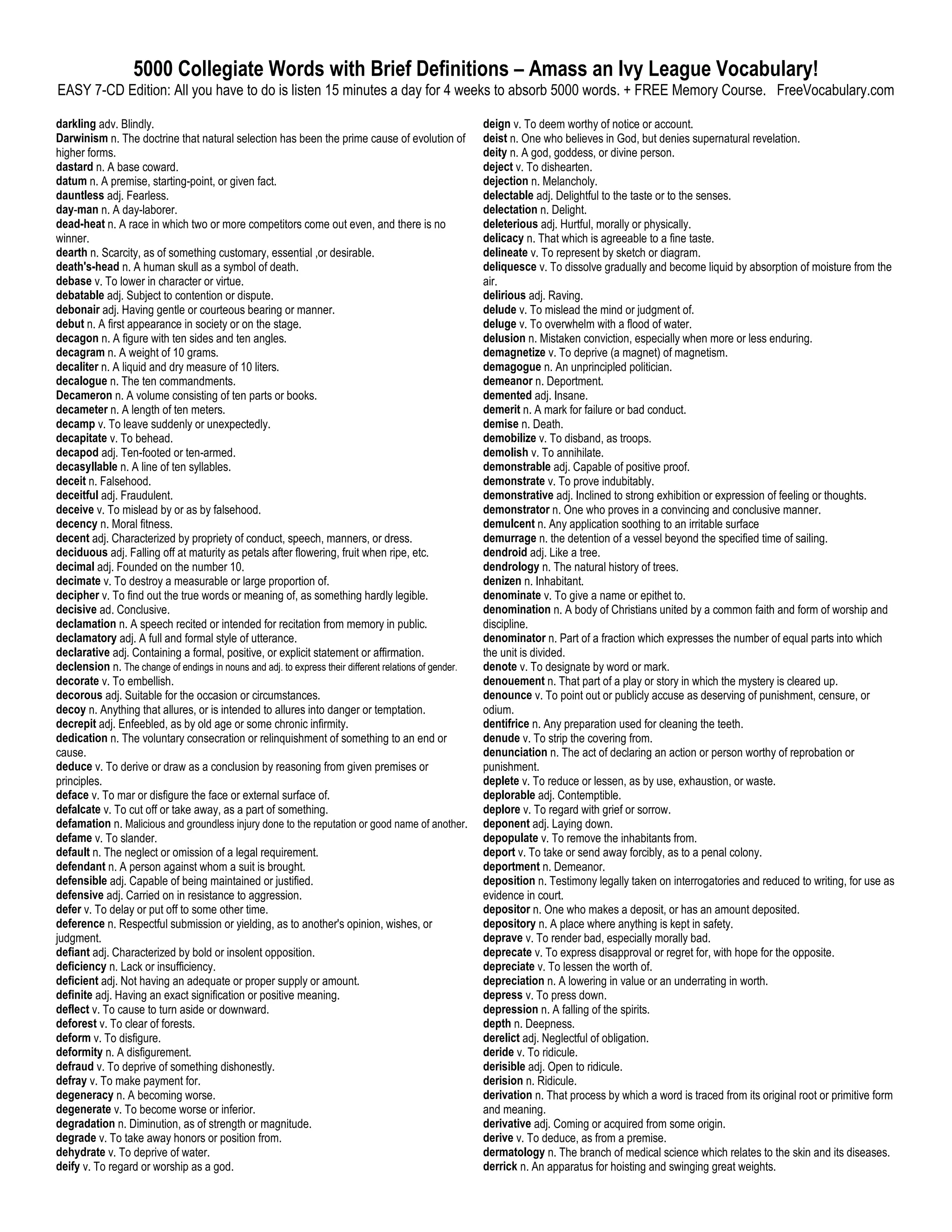 5000 toefl words | PDF