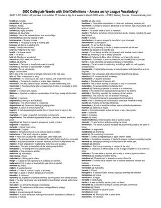 5000 toefl words | PDF