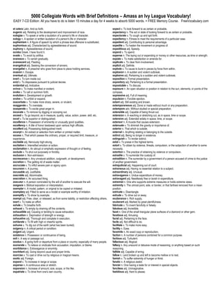 5000 toefl words vocabulary | PDF