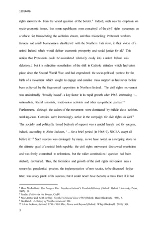 What factors led to the formation and growth of the civil rights ...