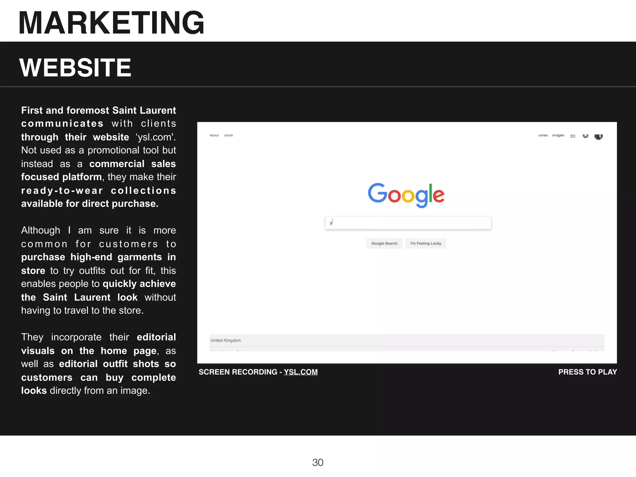 Creative Strategy Document: Saint Laurent V2 (pdf) | PDF