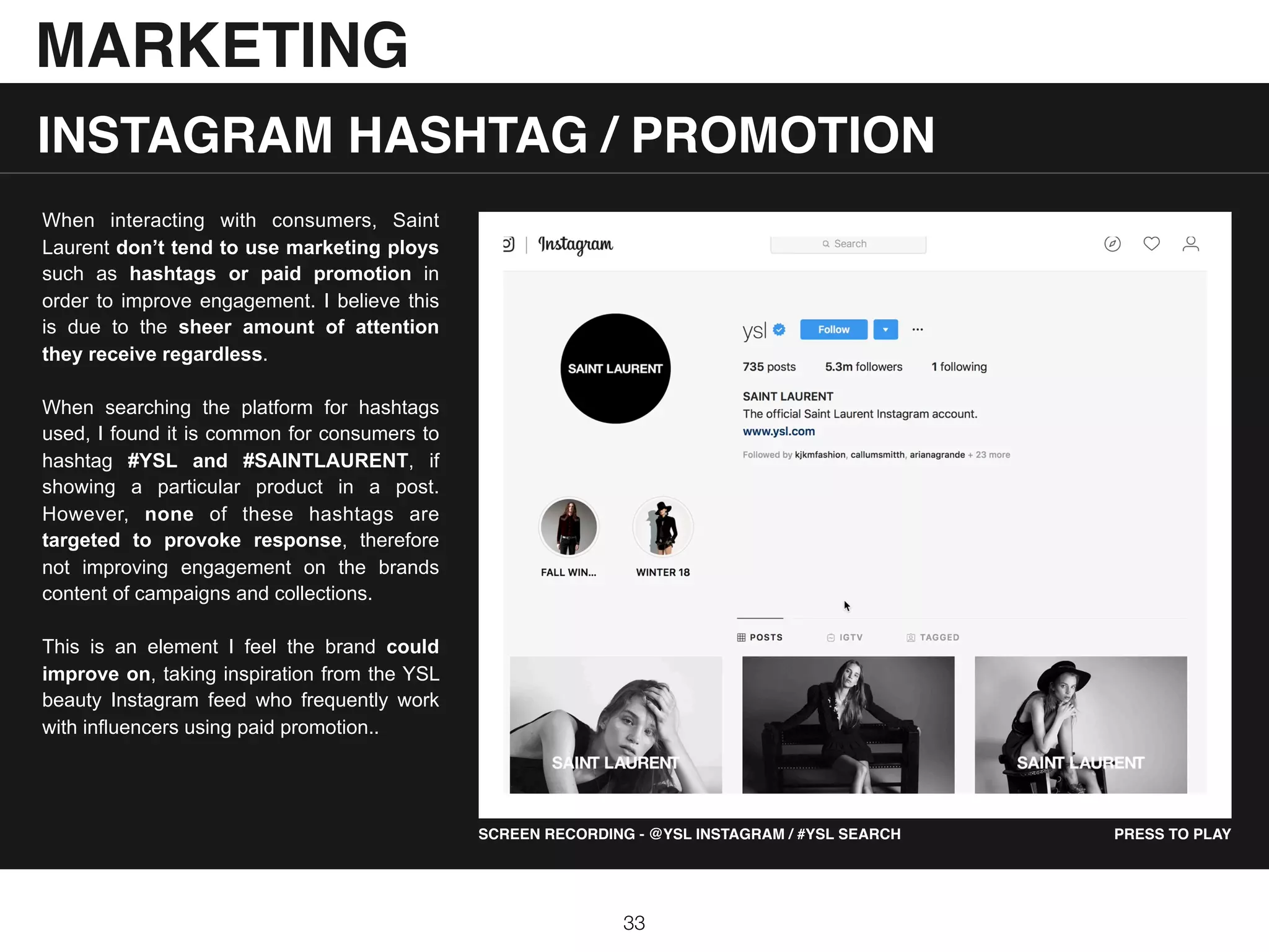 Creative Strategy Document: Saint Laurent V2 (pdf) | PDF