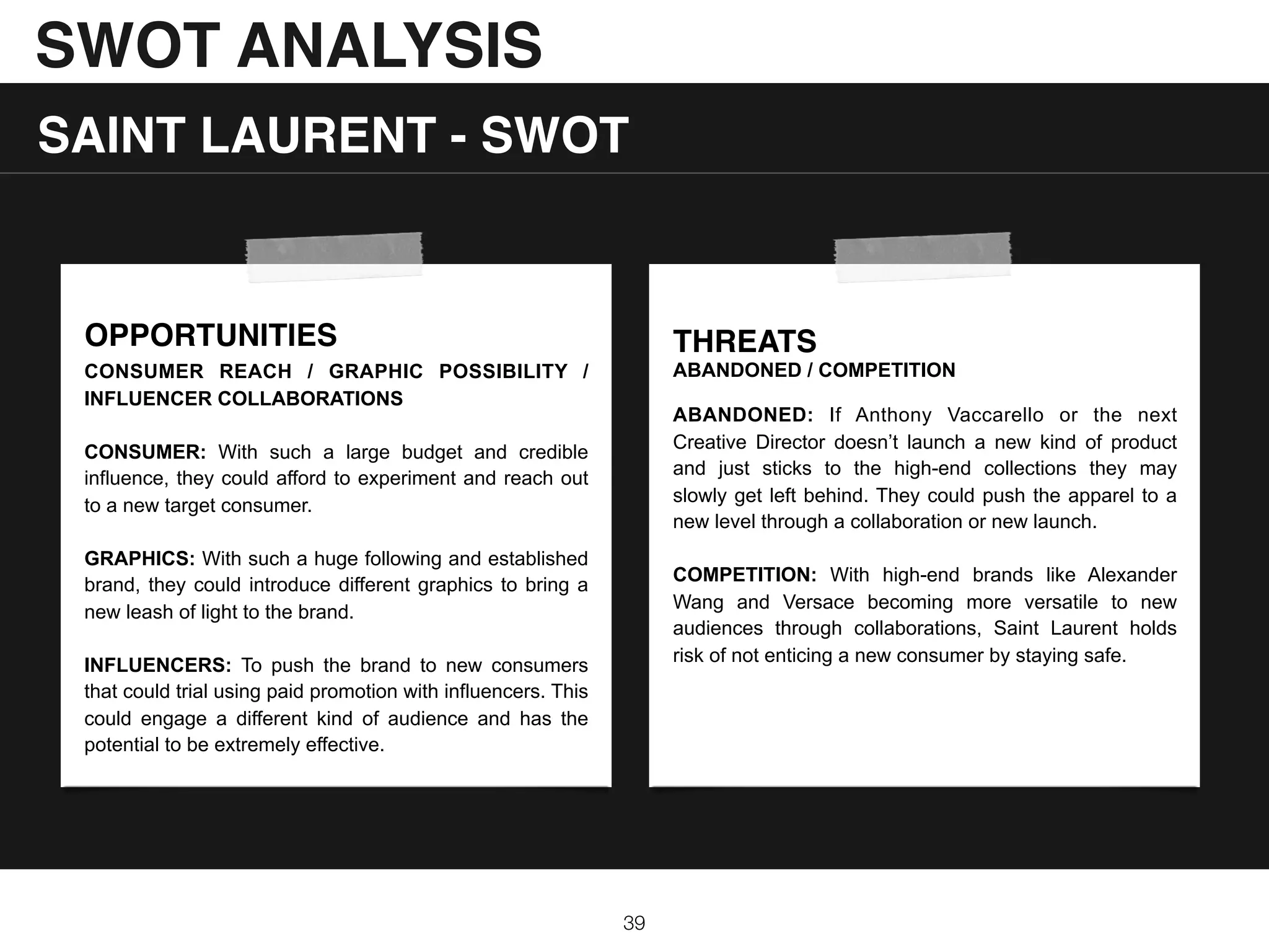 Creative Strategy Document: Saint Laurent V2 (pdf) | PDF