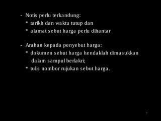 5001 sebutharga | PPT