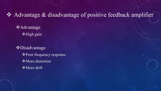 Feedbacck Amplifier | PPT
