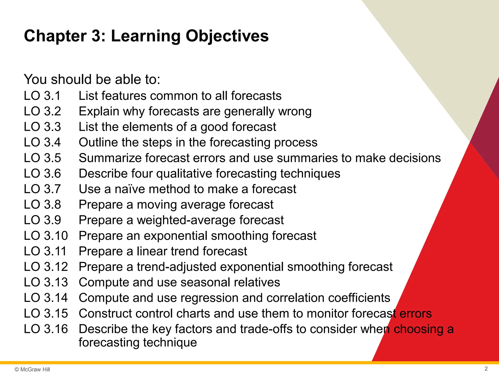 Forecasting Operating Management Stevenson | PDF
