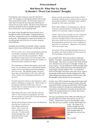 CWRRI WITB a history of drought in Colorado | PDF