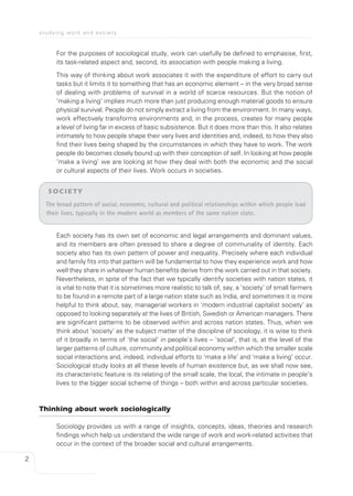 Sociology Work and Industry 4th Edition Dr Tony Watson | PDF