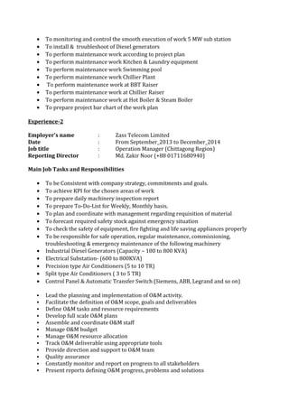 CV_Nurul_Huda Latest CV_LeMeridien | PDF
