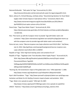 Water Scarcity_Togo | DOCX