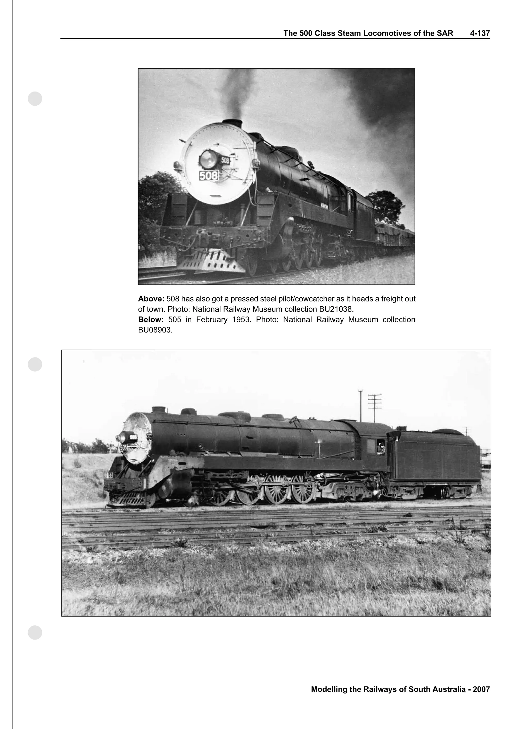 500 Class Steam Loco's S.A.R | PDF