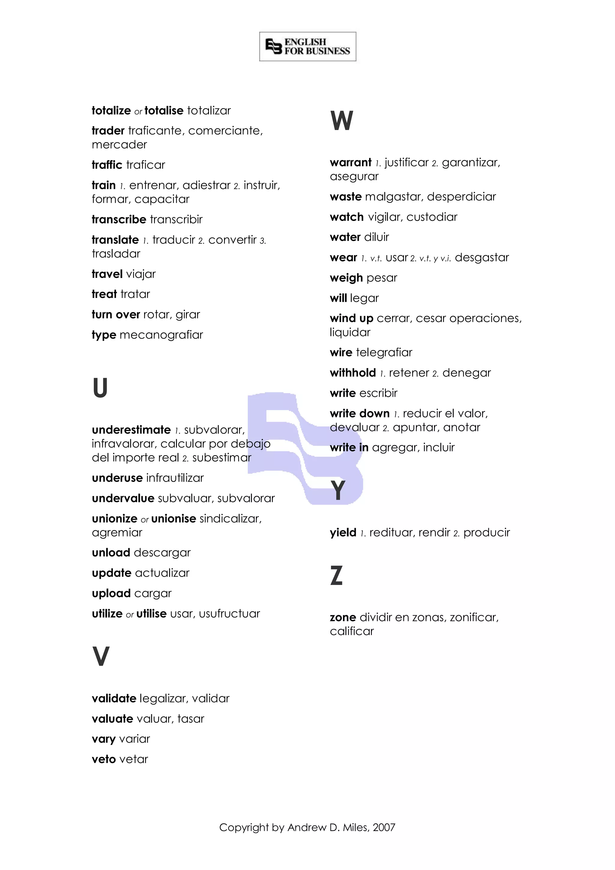 500 verbs english to spanish | PDF