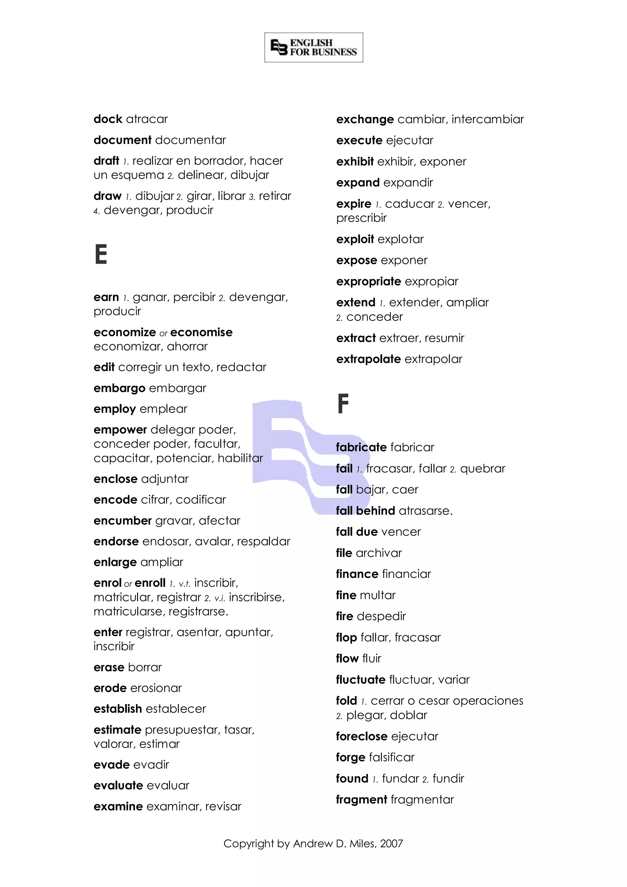500 verbs english to spanish | PDF
