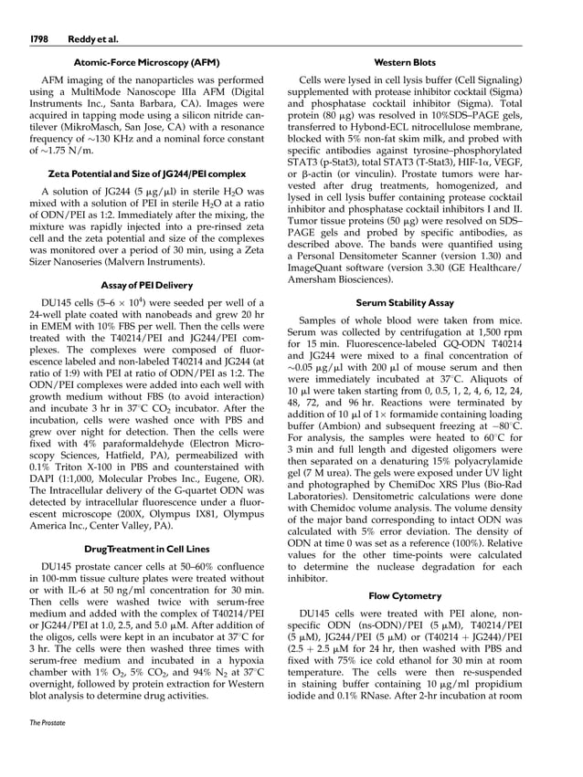 The Prostate Journal_Kavitha Reddy | PDF