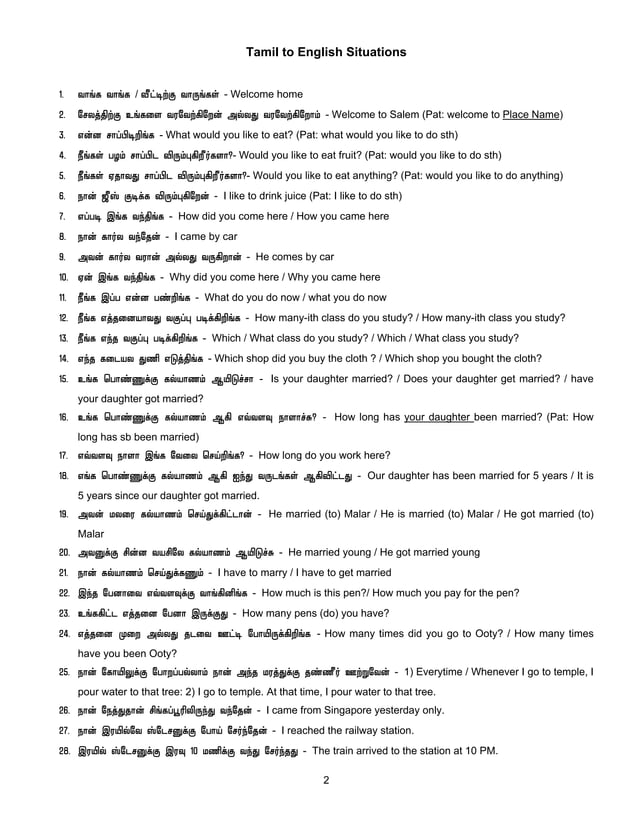 500 important spoken tamil situations into spoken english sentences ...