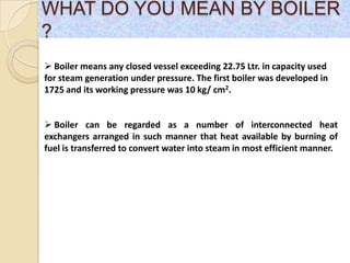 Construction of 500 MW Steam Boiler | PPTX