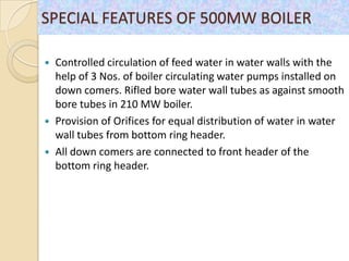 Construction of 500 MW Steam Boiler | PPT