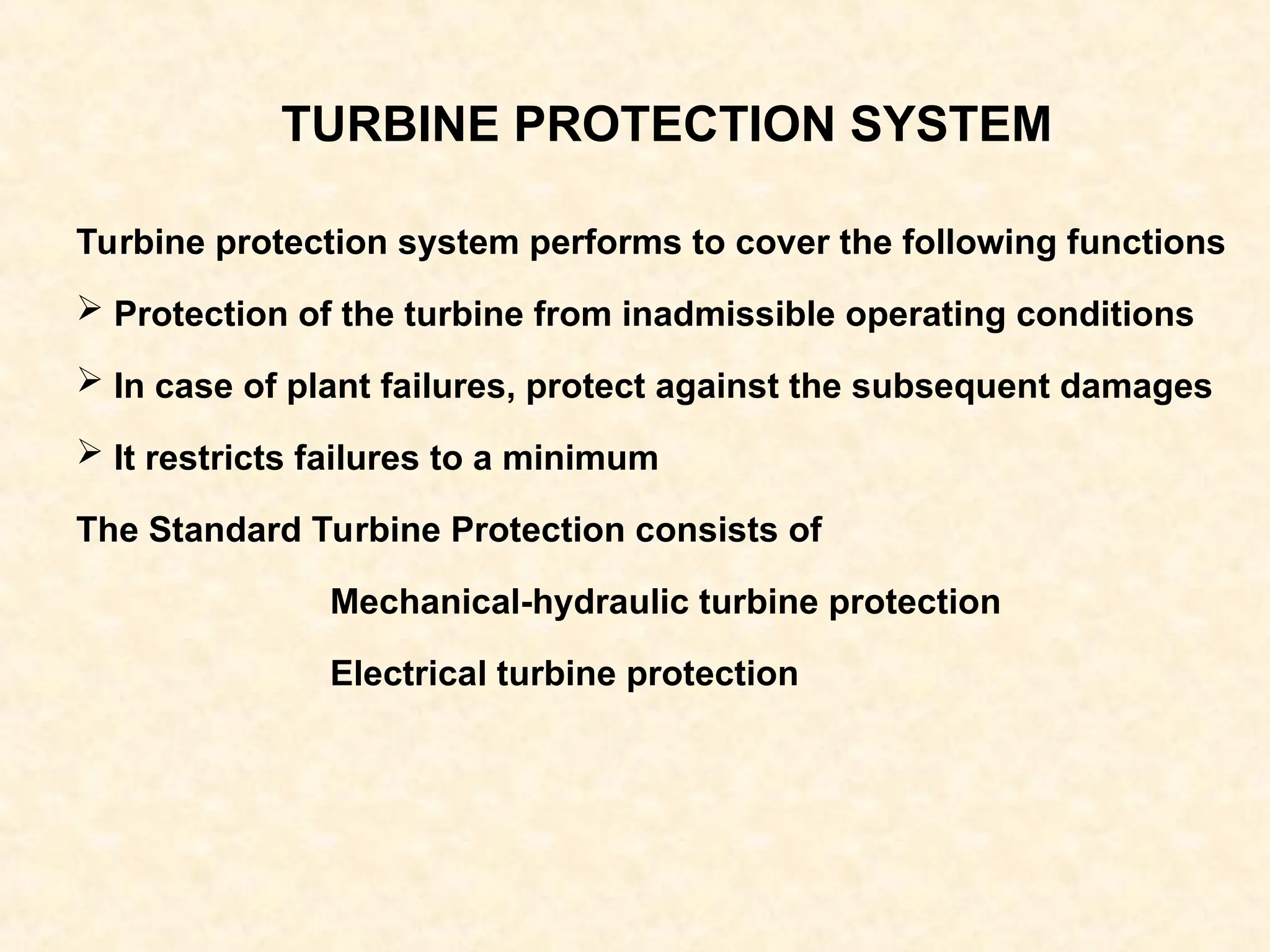 500MWPROT.ppt .Protection of the turbine from inadmissible operating ...