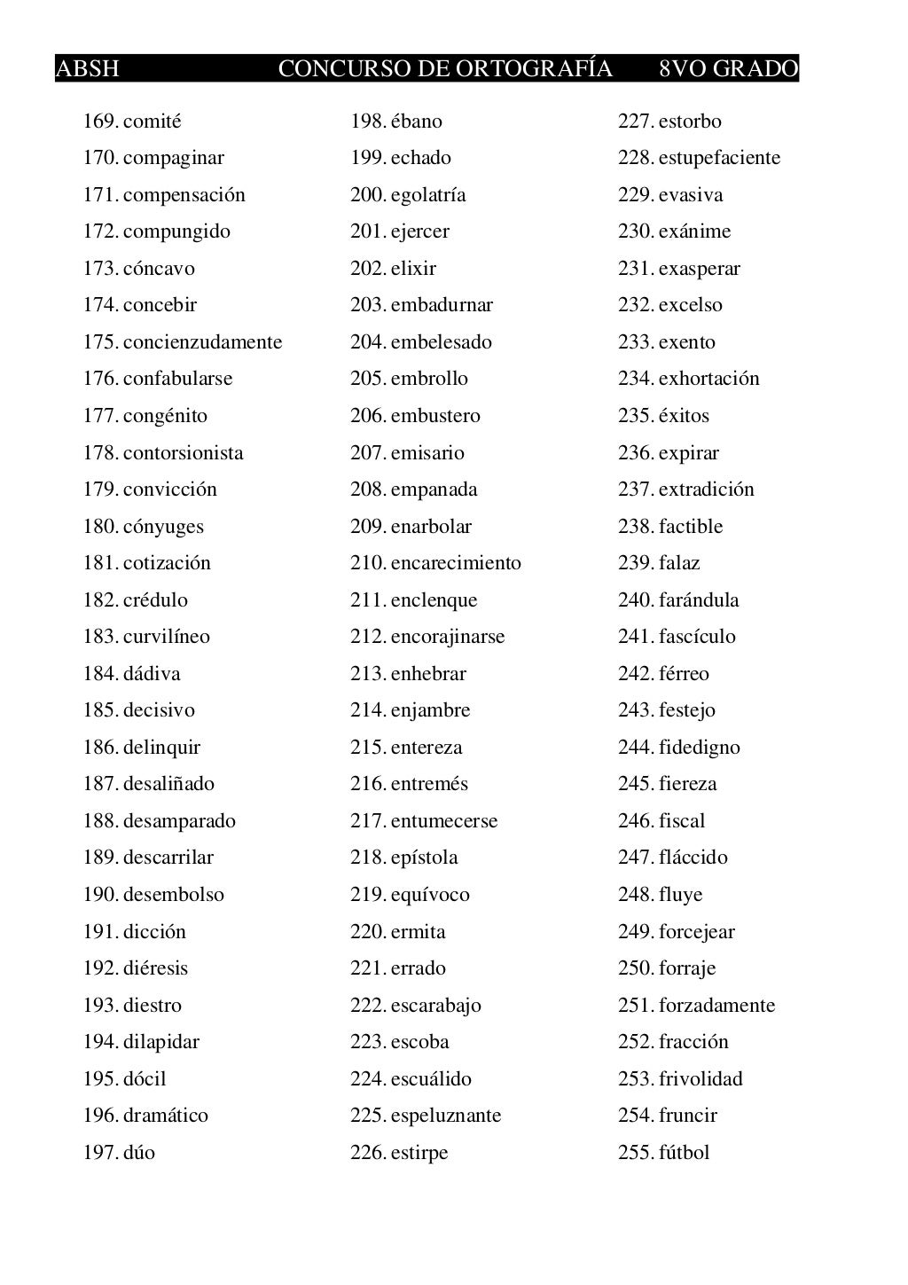 500 palabras