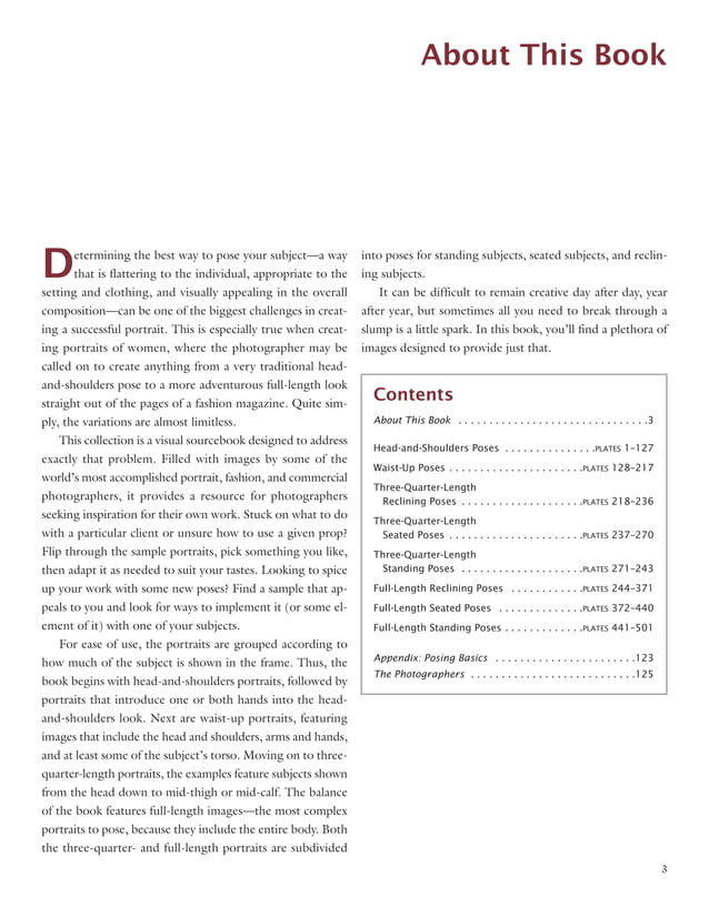 500 poses for photographing women a visual sourcebook for portrait ...