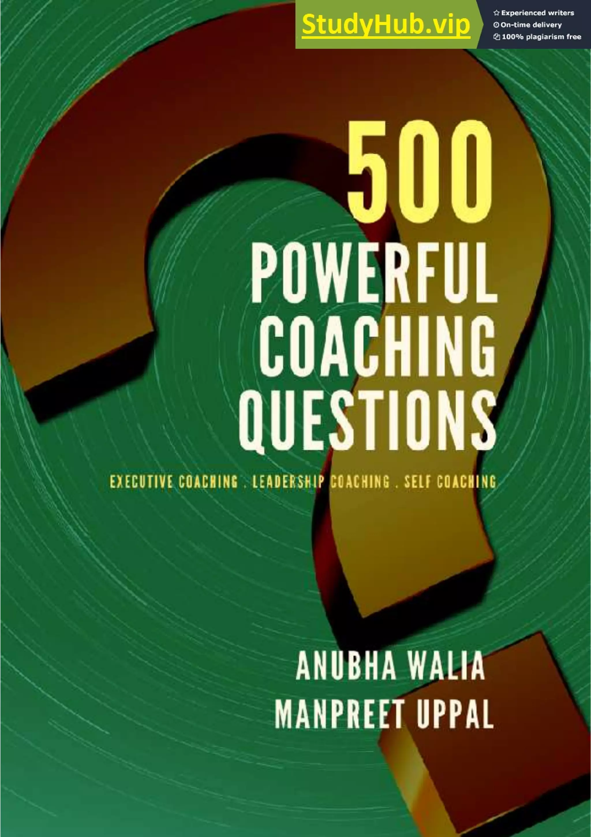 500 Powerful Coaching Questions | PDF | Business Administration | Business