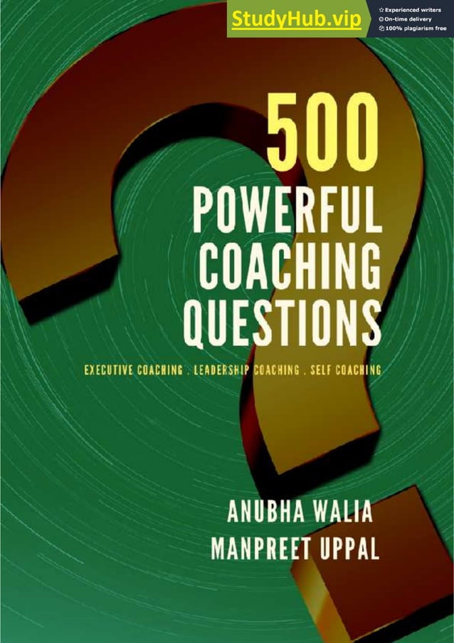 500 Powerful Coaching Questions | PDF | Business Administration | Business
