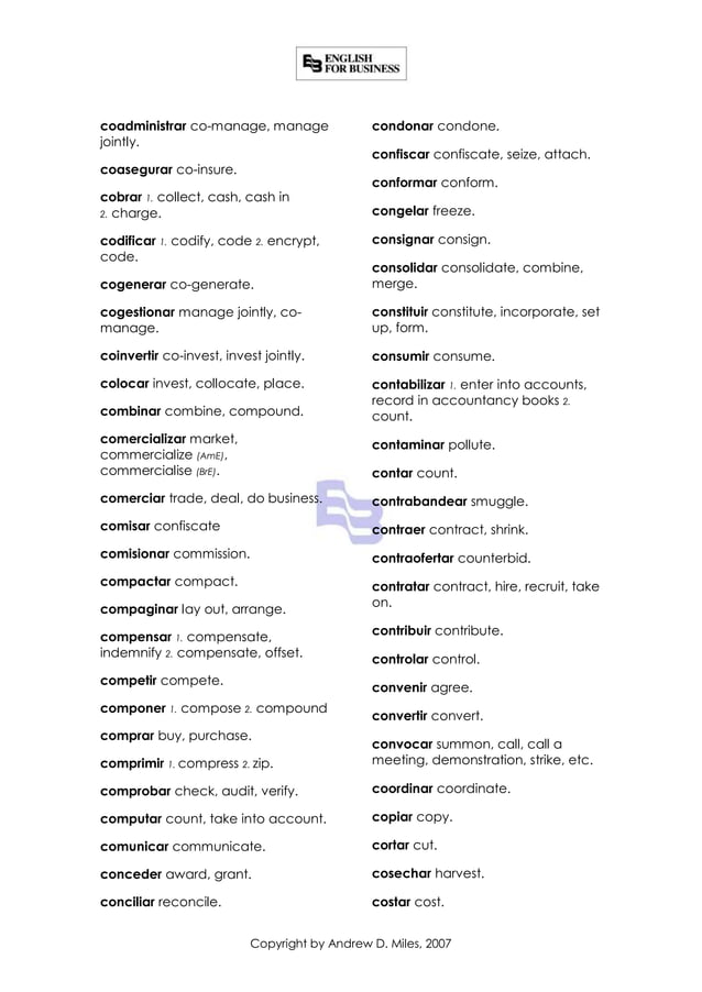 500 verbos spanish to english | PDF