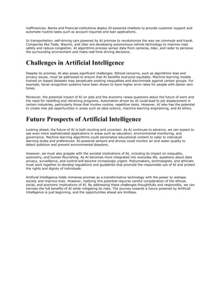 500 Word Essay On Artificial Intelligence | PDF