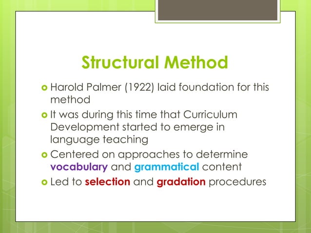501 the origins of language curriculum development | PPT