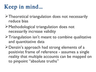 EXT 501 - Triangulation Presentation | PPT