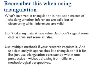 EXT 501 - Triangulation Presentation | PPT