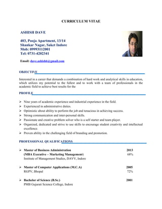 CURRICULUM VITAE | PDF