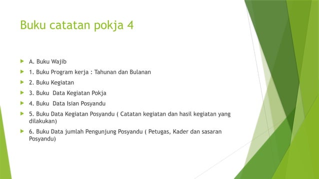 Administrasi pokja 4 pkk untuk kelurahan | PPTX