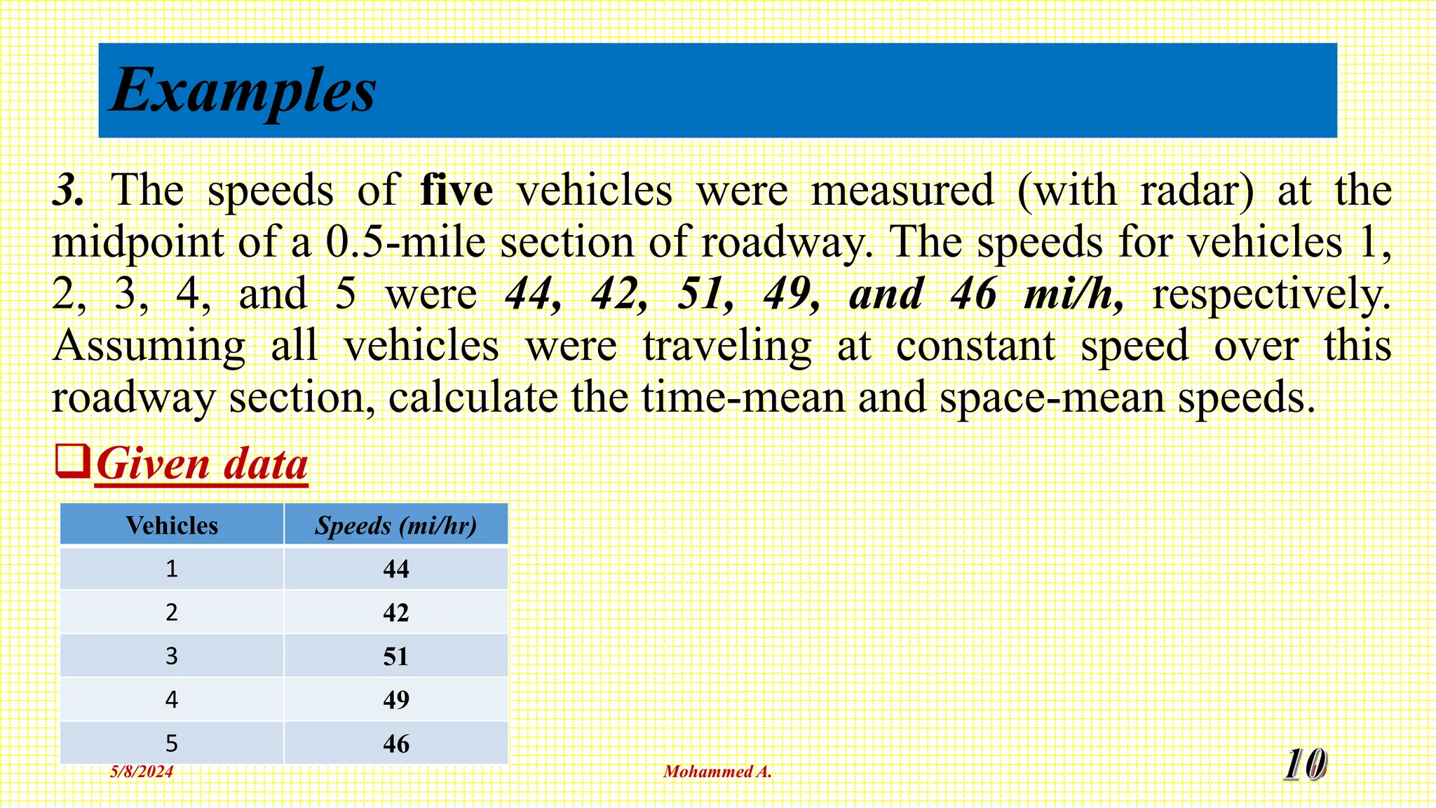 501098357-Examples for Transportation engineering problems.pptx