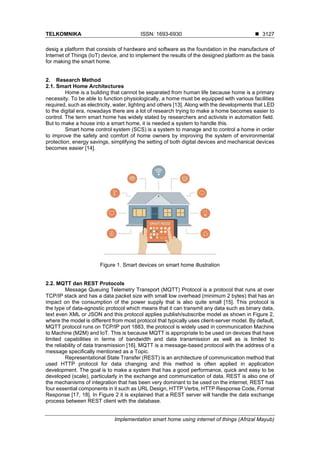 Implementation smart home using internet of things | PDF