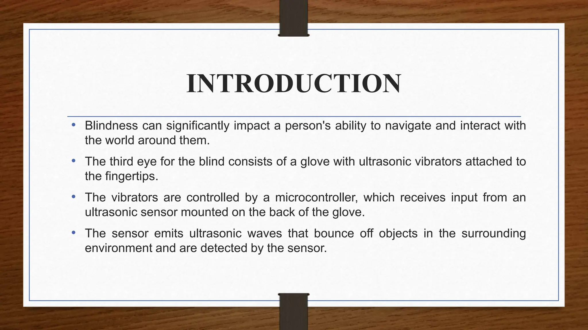 Third Eye for Blind Ultrasonic Vibration Gloves.pptx