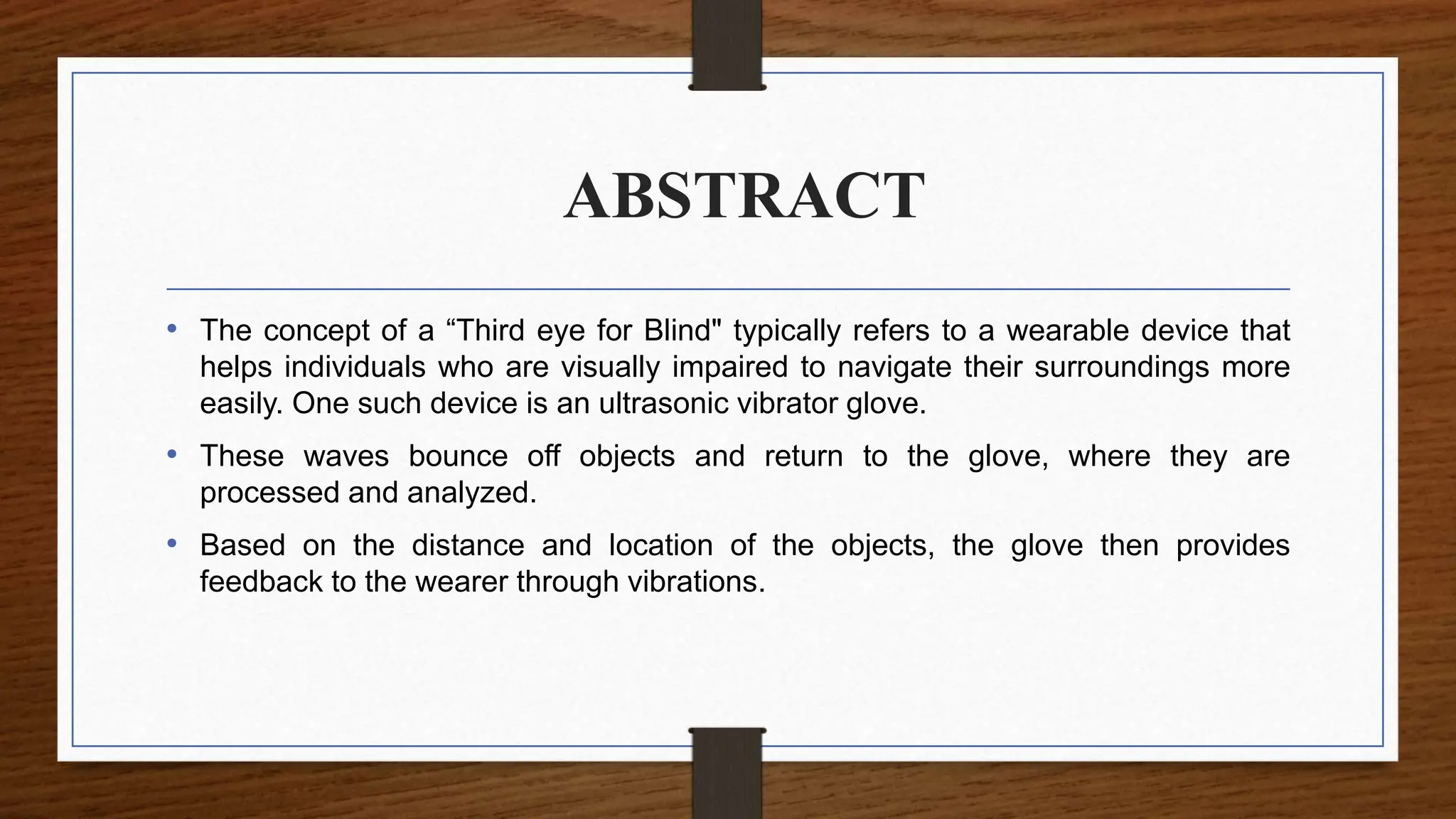 Third Eye for Blind Ultrasonic Vibration Gloves.pptx
