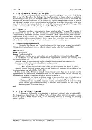 Feature Model Configuration Based on Two-Layer Modelling in Software Product Lines | PDF ...