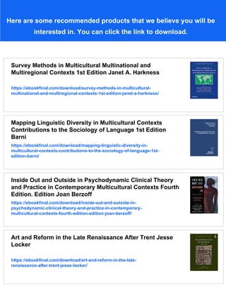 Interpreting in Multilingual Multicultural Contexts 1st Edition Rachel ...