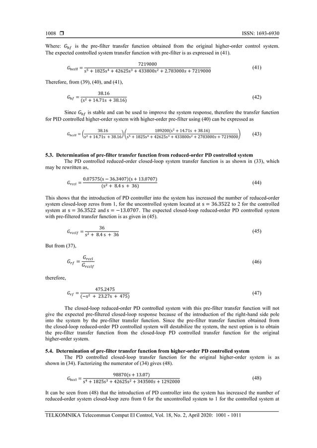 PID controller for microsatellite yaw-axis attitude control system using ITAE method | PDF