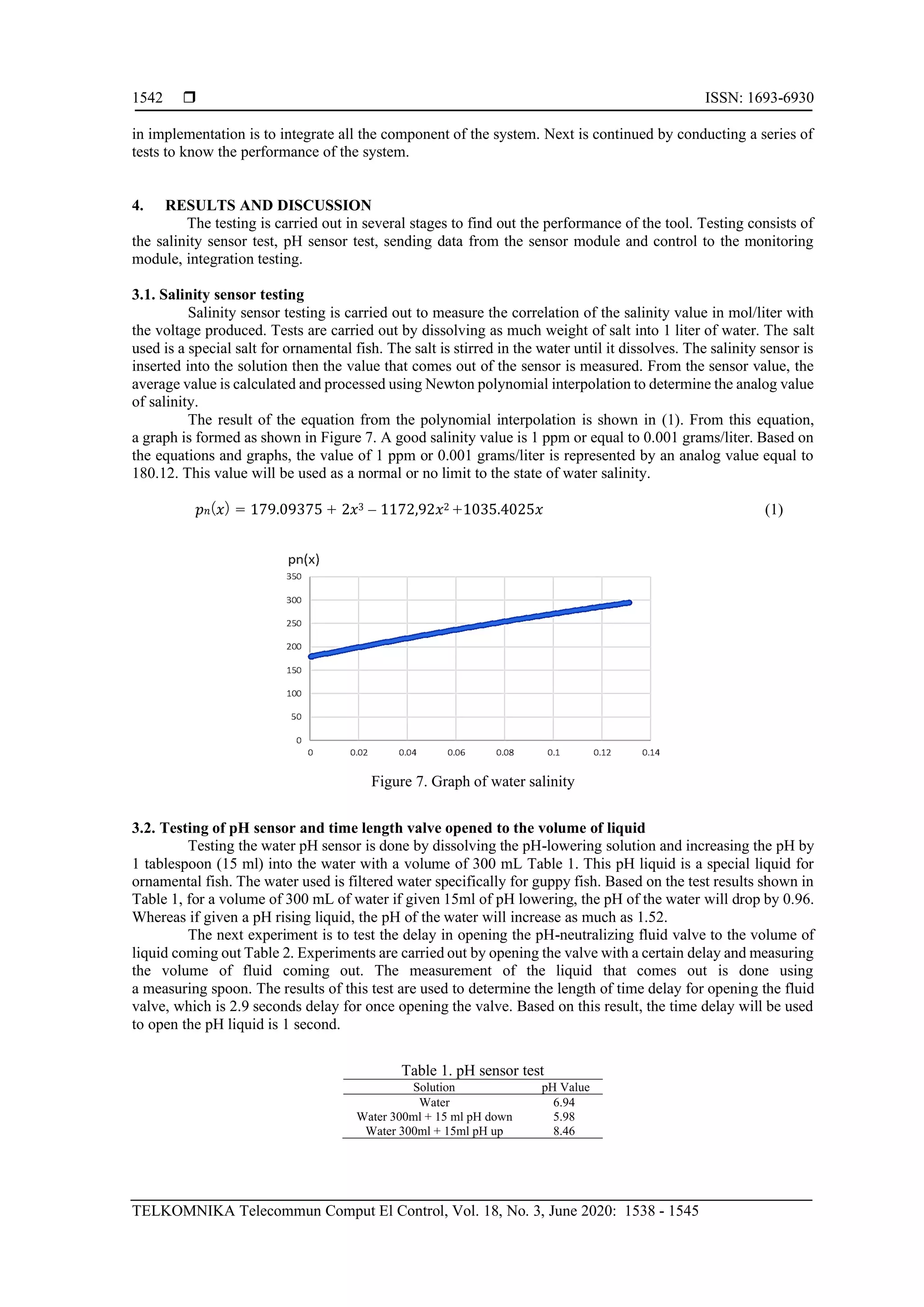 IoT-based guppy fish farming monitoring and controlling system | PDF