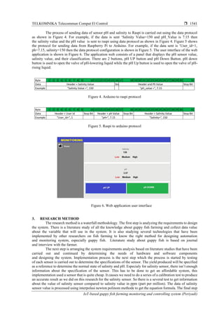 IoT-based guppy fish farming monitoring and controlling system | PDF