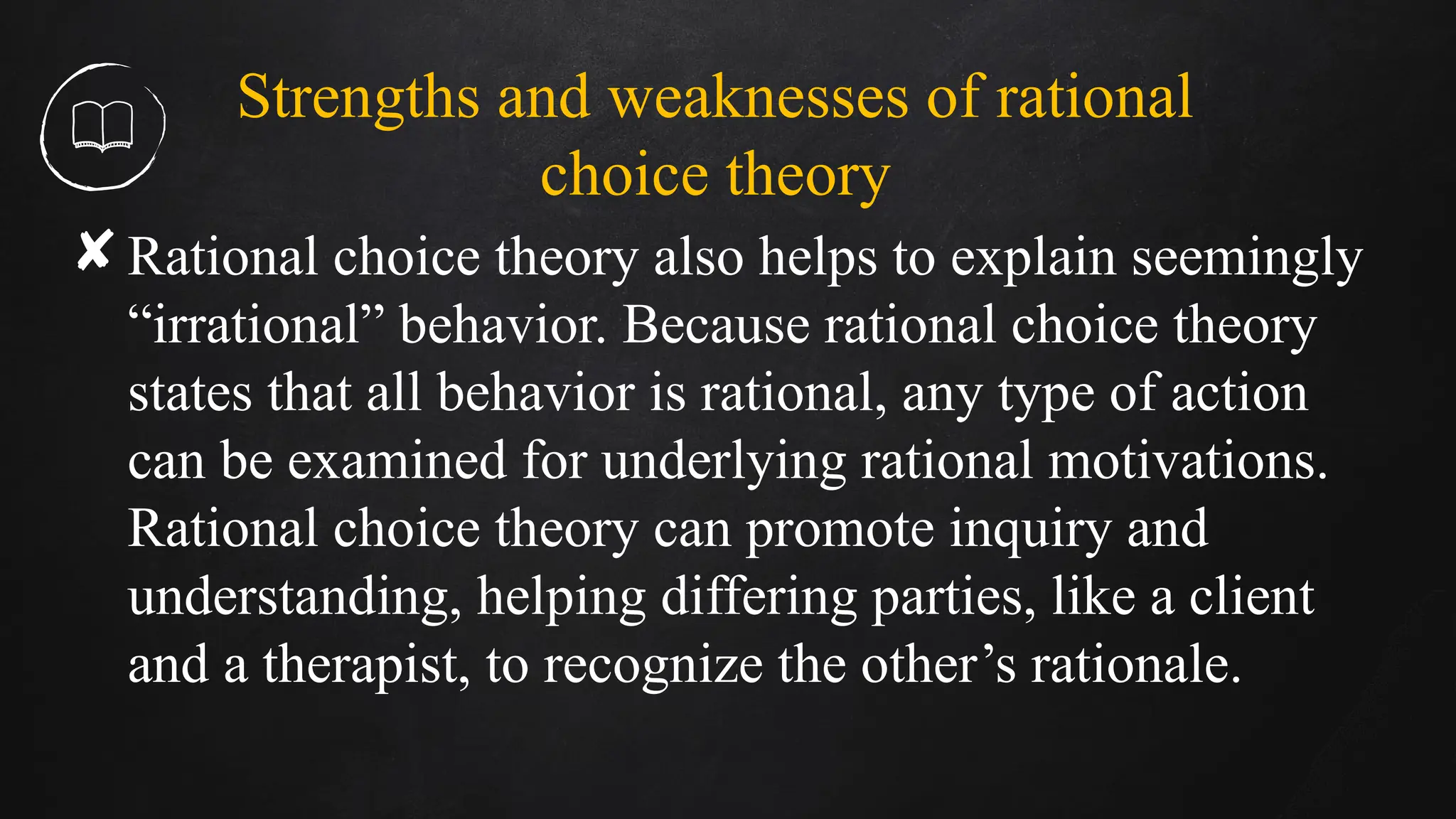 Rational choice theory for grade 11 humss | PDF