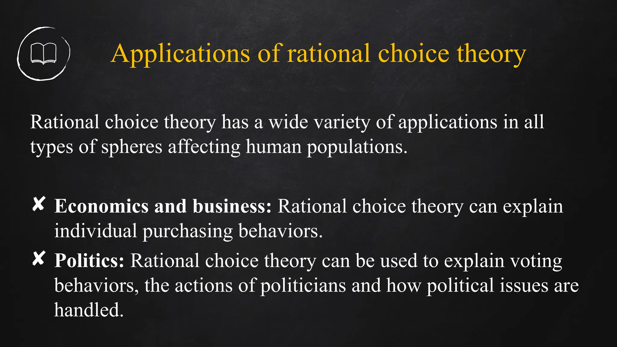 Rational choice theory for grade 11 humss | PDF