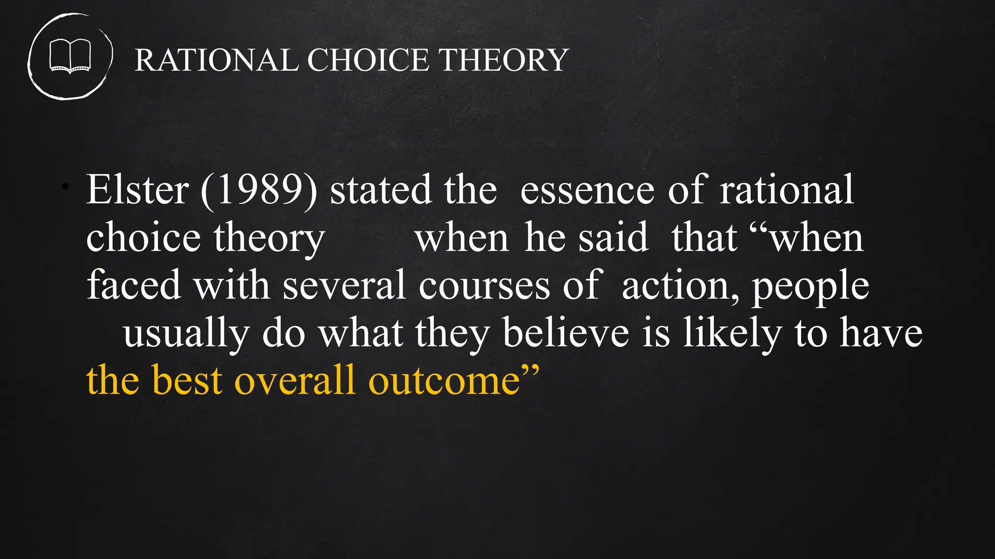 Rational choice theory for grade 11 humss | PDF