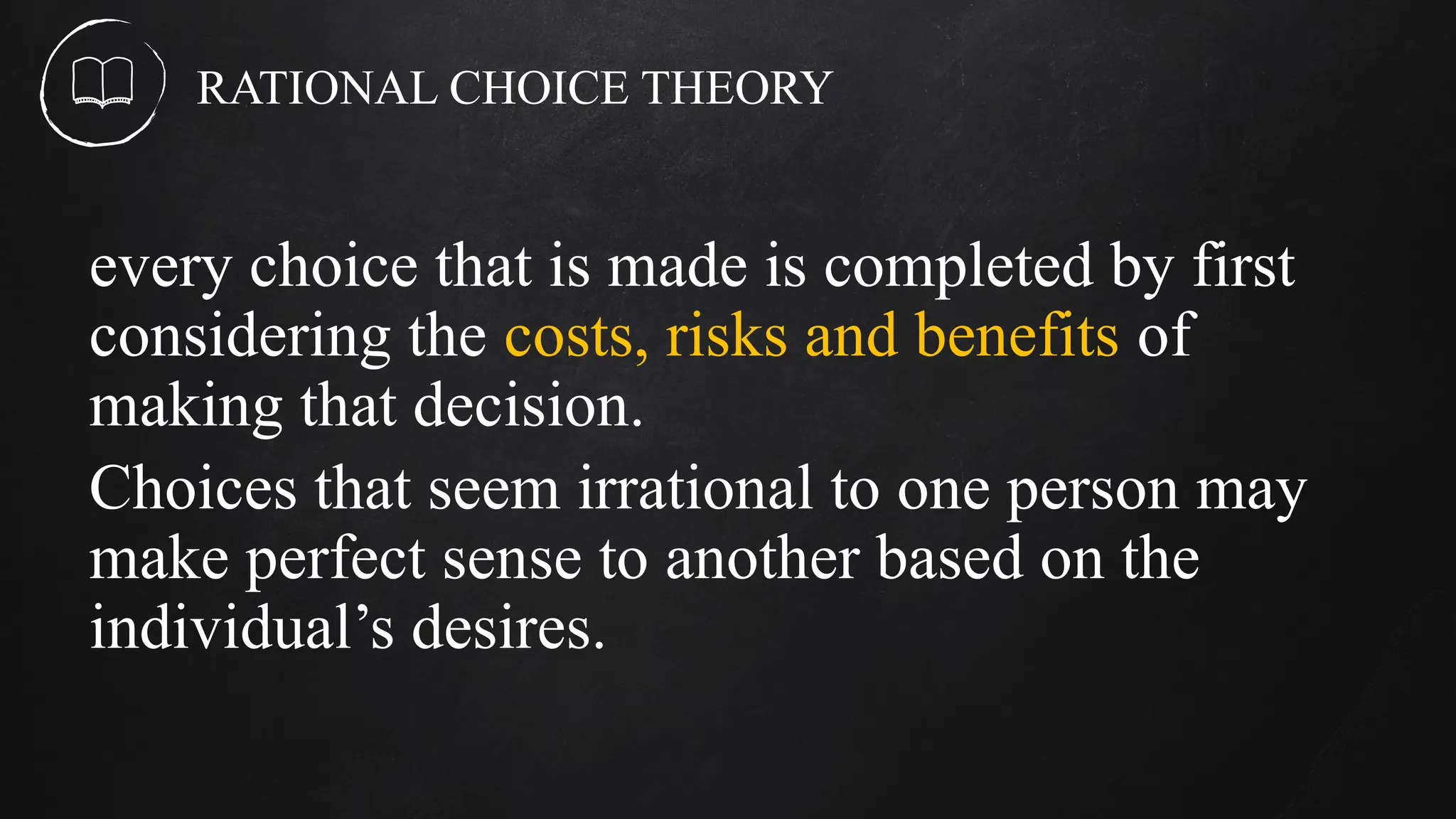 Rational choice theory for grade 11 humss | PDF
